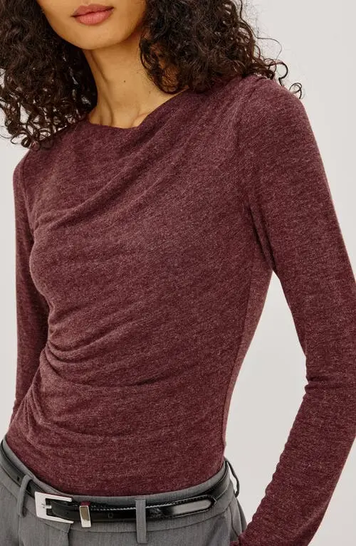 Rails Issel Ruched Long Sleeve Top