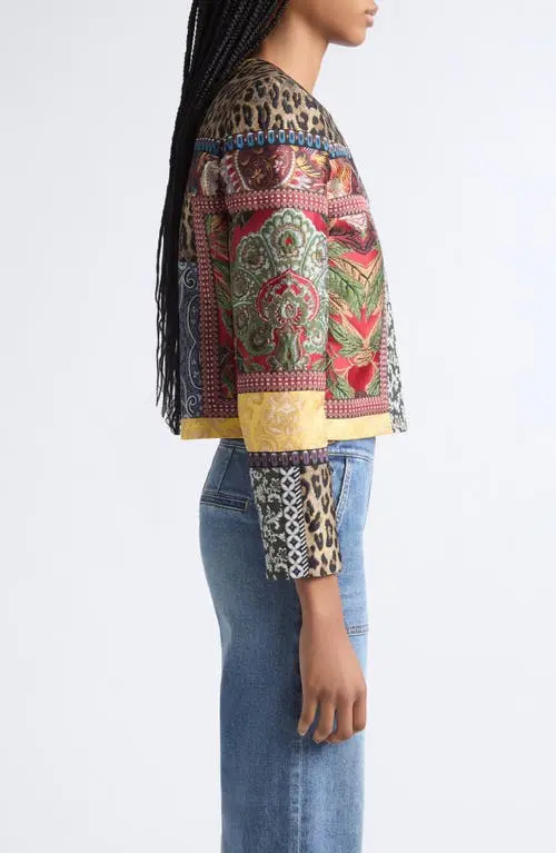 Alice + Olivia Kidman Patchwork Jacket