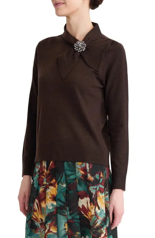 KASPER Pin Tie Sweater