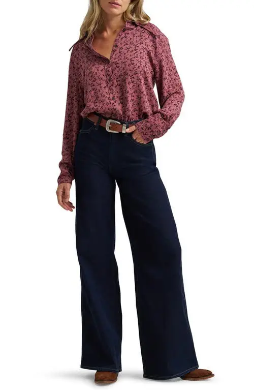 Wrangler High Waist Wide Leg Jeans
