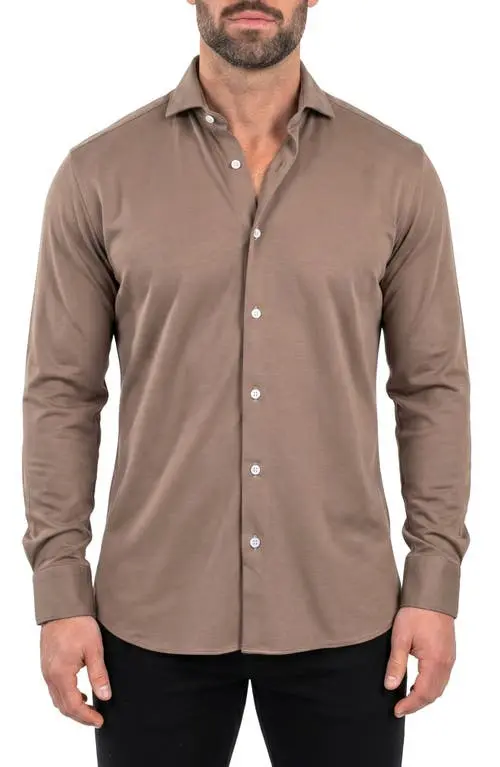 MACEOO Einstein Contemporary Fit Button-up Shirt
