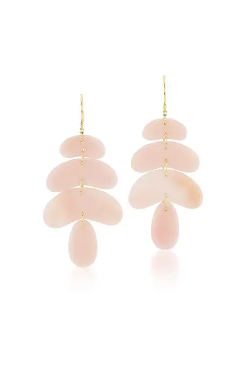 TEN THOUSAND THINGS Small Earrings - Pink Opal