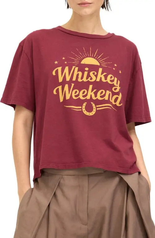 PROJECT SOCIAL T Whiskey Weekend Graphic T-shirt