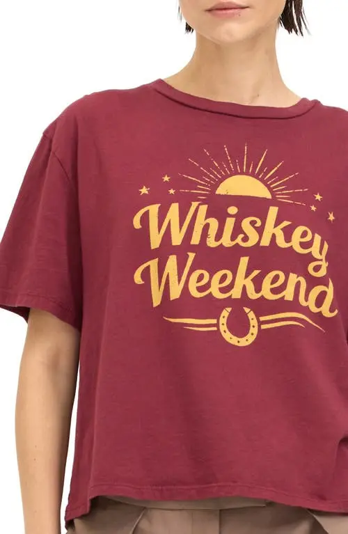 PROJECT SOCIAL T Whiskey Weekend Graphic T-shirt