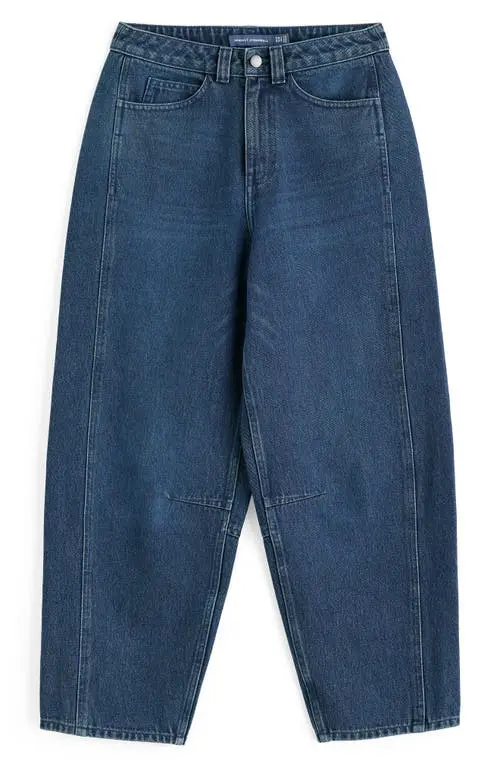 SEASALT CORNWALL Boatyard High Waist Ankle Barrel Leg Jeans