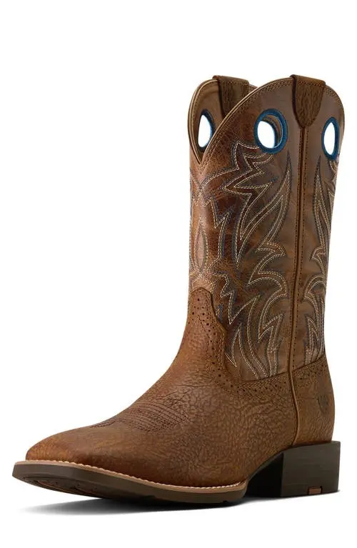 Ariat Sport Sidebet Wide Square Toe Western Boot