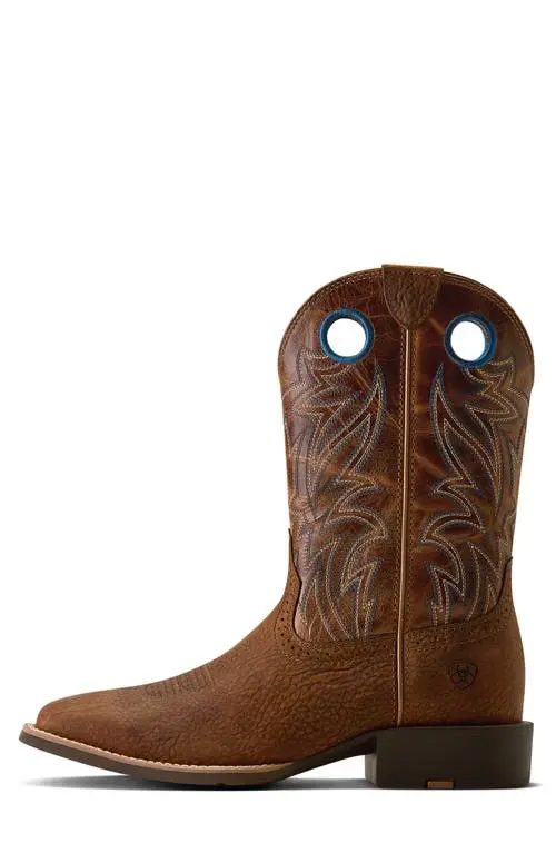 Ariat Sport Sidebet Wide Square Toe Western Boot