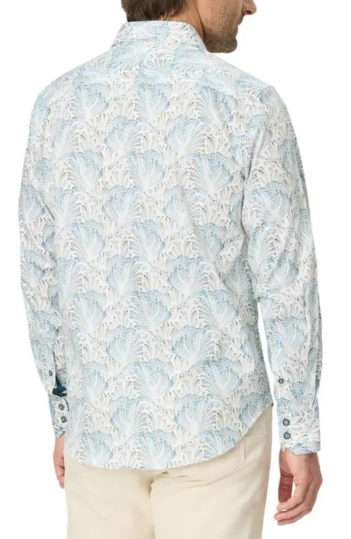 Robert Graham Foxboro Point Collar Knit Shirt - Multi
