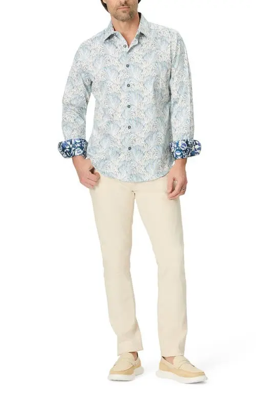 Robert Graham Foxboro Point Collar Knit Shirt - Multi