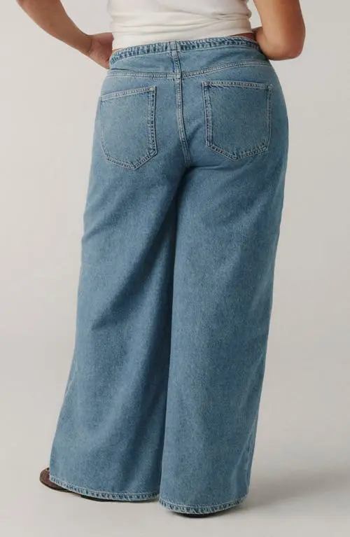 Warp + Weft The Big Easy Drawstring Wide Leg Jeans