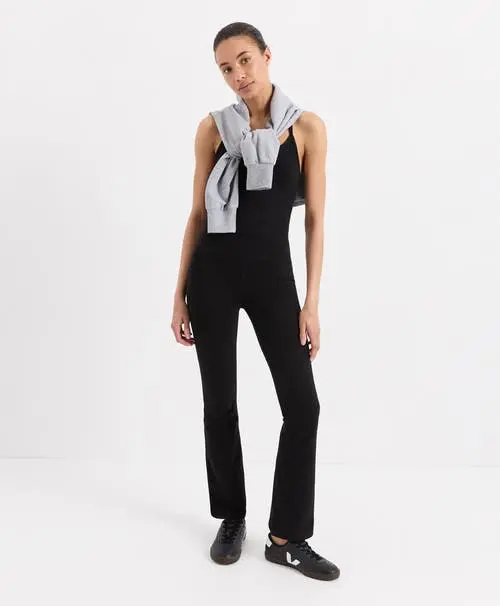 PACT Organic Cotton Contour Bootcut Leggings - Black