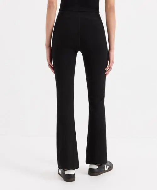 PACT Organic Cotton Contour Bootcut Leggings - Black