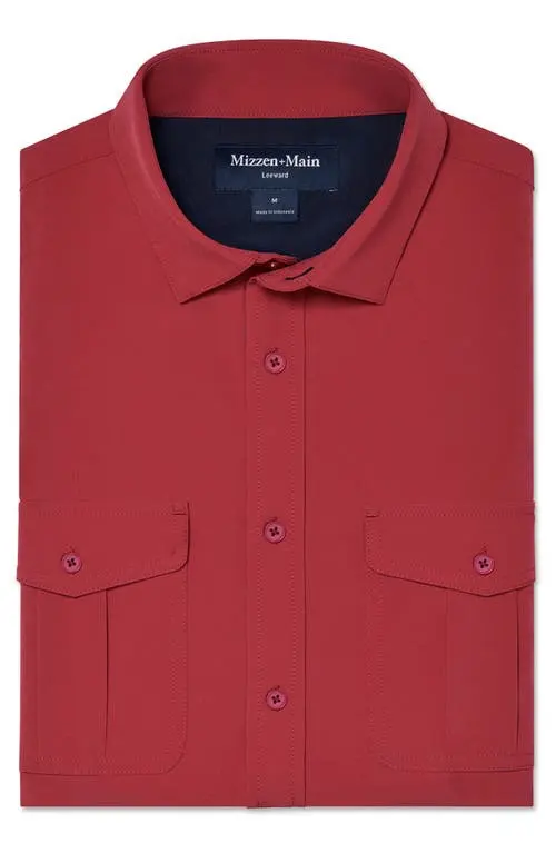 Mizzen+main Leeward Tailgate Performance Short Sleeve Button Up Shirt