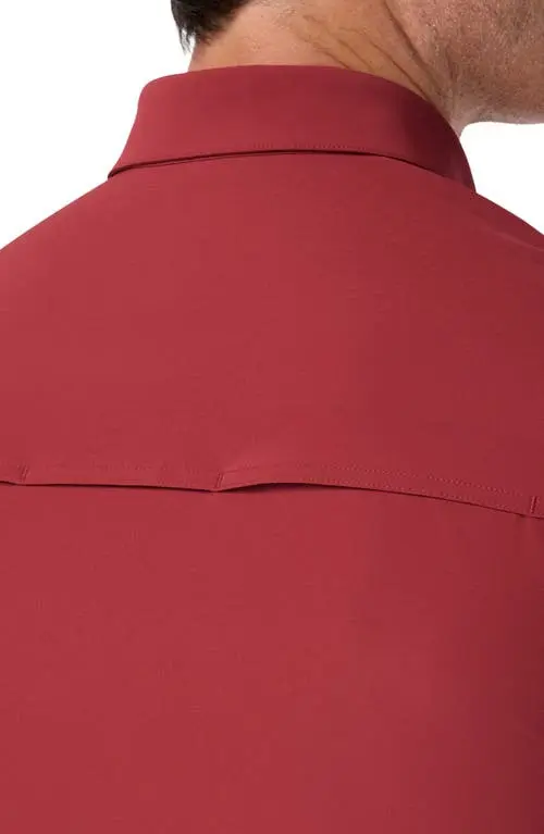 Mizzen+main Leeward Tailgate Performance Short Sleeve Button Up Shirt