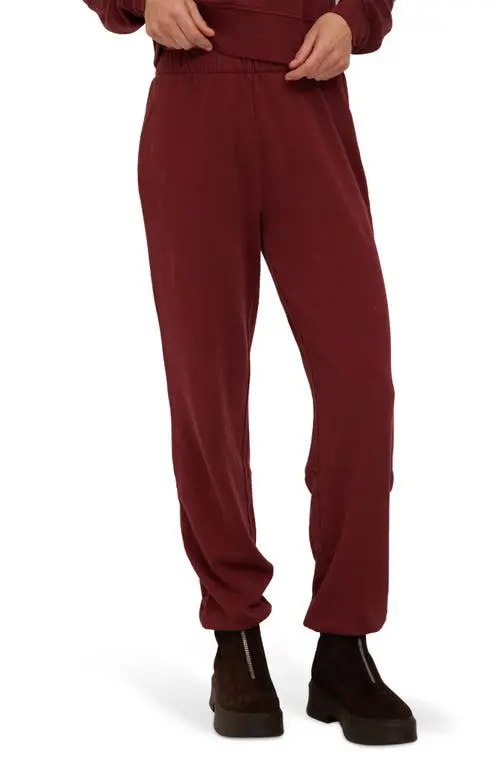 PROJECT SOCIAL T Mulholland Cotton Joggers - Dark Cherry