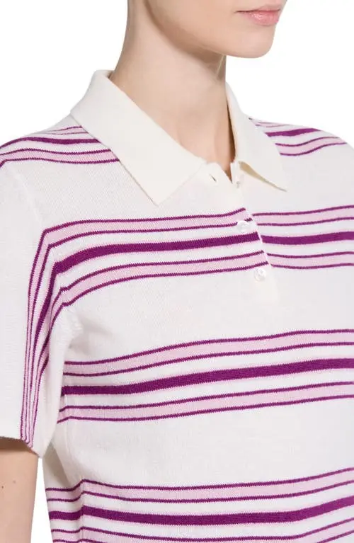 Theory Stripe Cashmere Polo