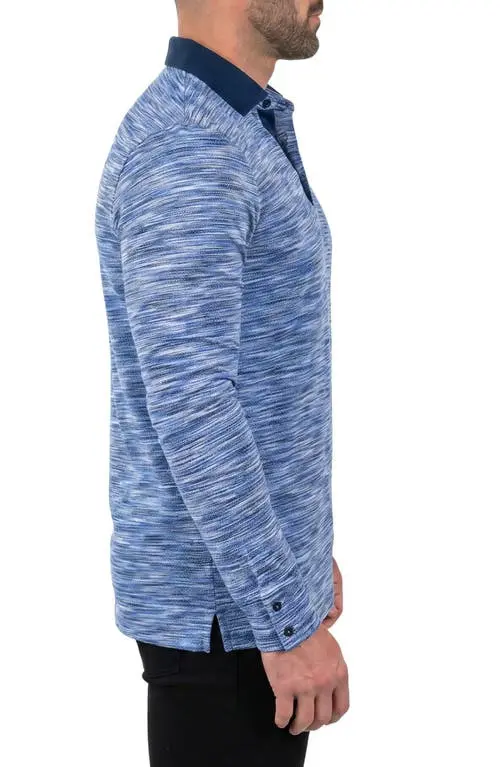 MACEOO Unknown Long Sleeve Cotton Polo
