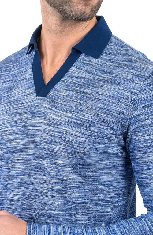 MACEOO Unknown Long Sleeve Cotton Polo