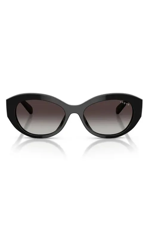 VOGUE Vo5659su 52mm Irregular Sunglasses - Black/grey Gradient Black