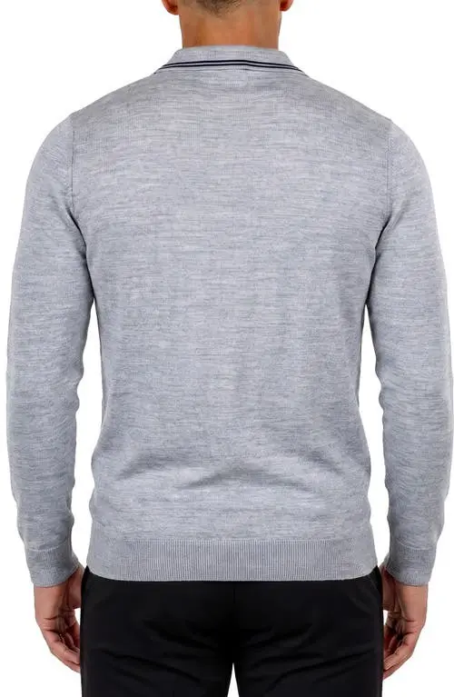 MACEOO Quarter Zip Merino Wool Sweater