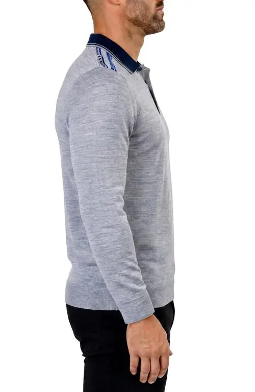 MACEOO Quarter Zip Merino Wool Sweater