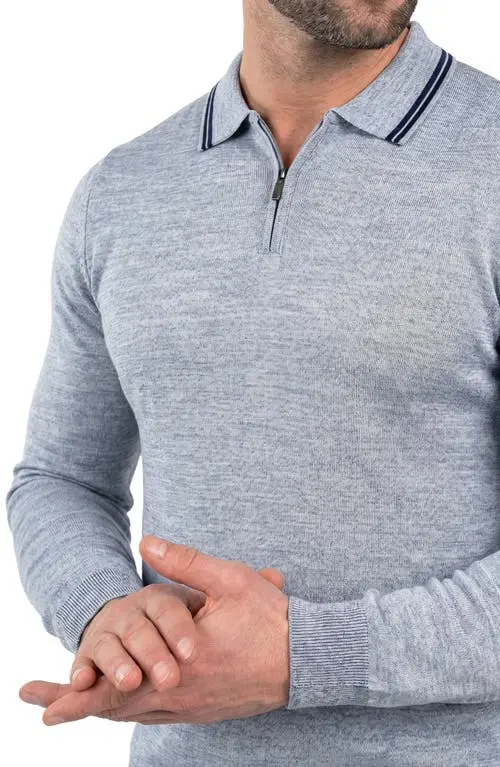 MACEOO Quarter Zip Merino Wool Sweater