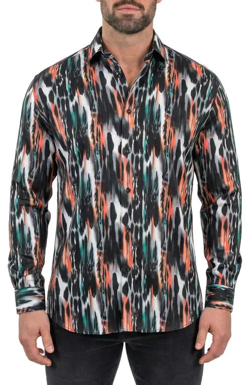 MACEOO Fibonacci Contemporary Fit Button-up Shirt