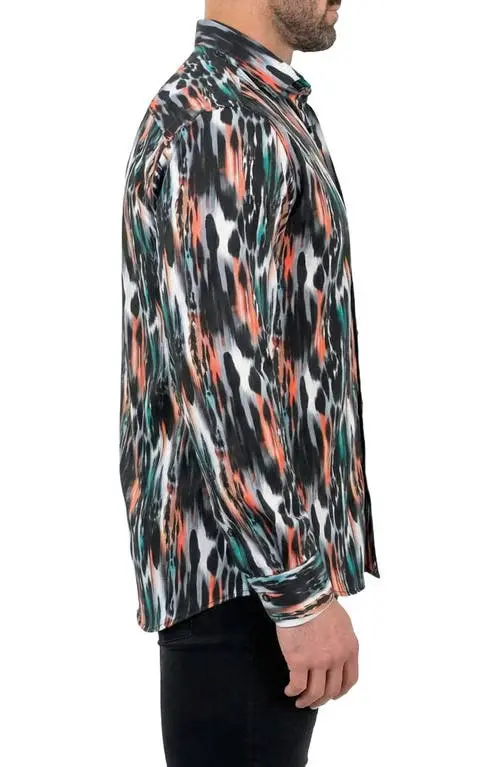 MACEOO Fibonacci Contemporary Fit Button-up Shirt