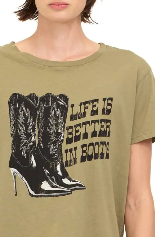 PROJECT SOCIAL T Better In Boots Graphic T-shirt