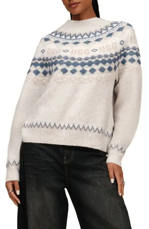 UGG Braylee Uggisle Sweater - Grey Heather Multi