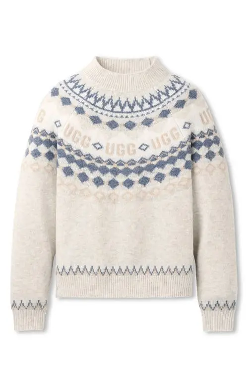 UGG Braylee Uggisle Sweater - Grey Heather Multi