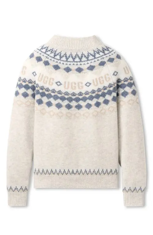 UGG Braylee Uggisle Sweater - Grey Heather Multi