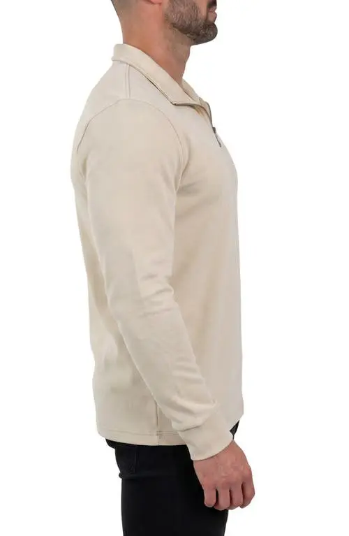 MACEOO Cotton Quarter Zip Sweater