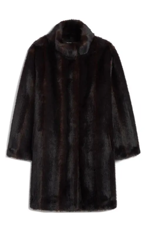 Apparis Blair Shaved Mink Faux Fur Coat