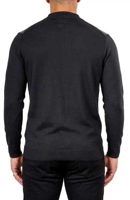 MACEOO Quarter Zip Cotton & Cashmere Sweater
