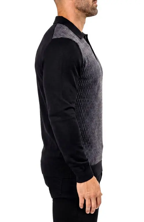 MACEOO Quarter Zip Cotton & Cashmere Sweater