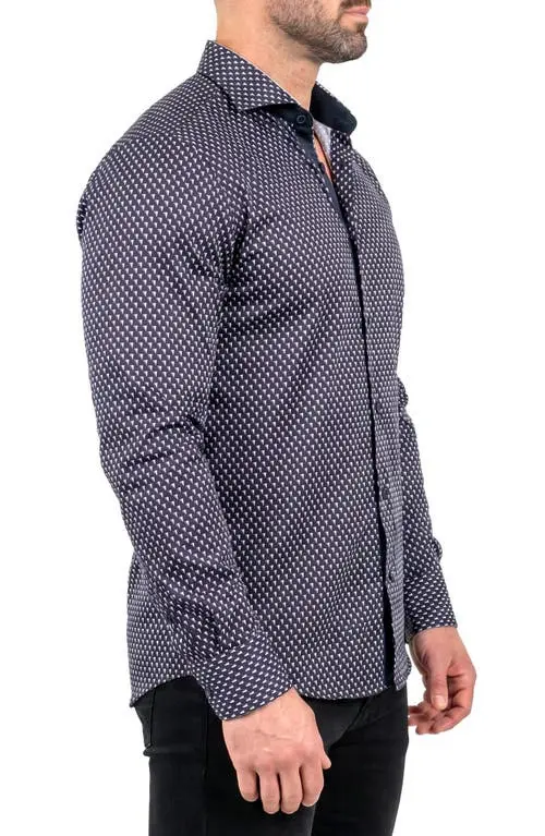 MACEOO Einstein Contemporary Fit Button-up Shirt