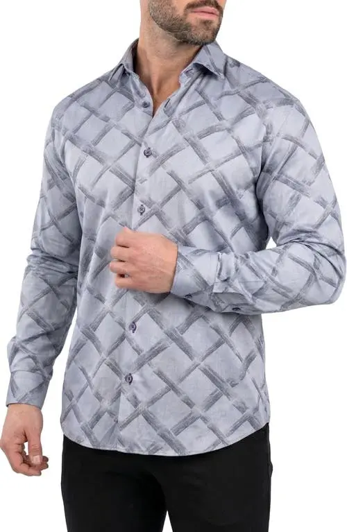 MACEOO Fibonacci Contemporary Fit Button-up Shirt
