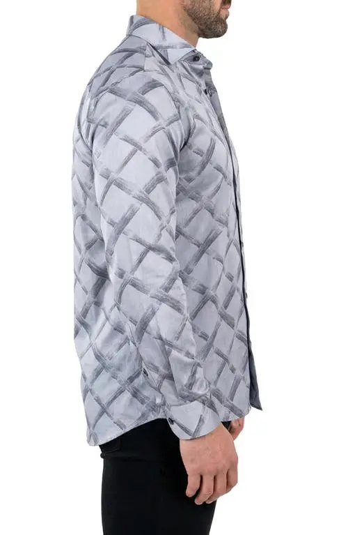 MACEOO Fibonacci Contemporary Fit Button-up Shirt