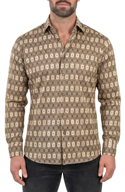 MACEOO Fibonacci Contemporary Fit Button-up Shirt