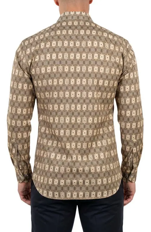MACEOO Fibonacci Contemporary Fit Button-up Shirt