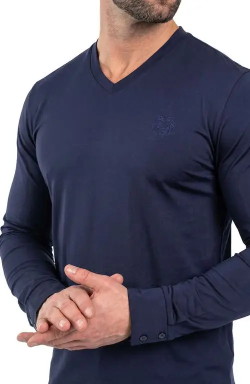 MACEOO Rissa V-neck Long Sleeve T-shirt