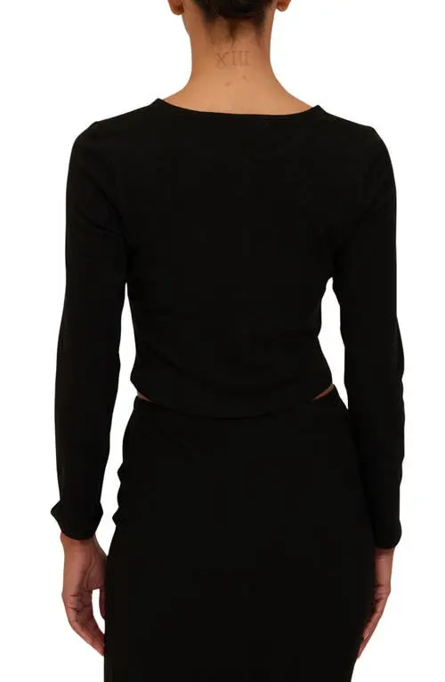 PROJECT SOCIAL T Del Rey Cardigan - Black