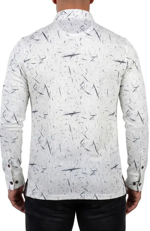 MACEOO Anima Long Sleeve Knit Polo