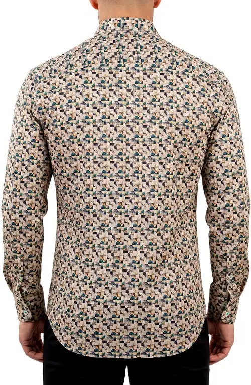 MACEOO Einstein Contemporary Fit Button-up Shirt