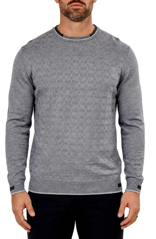 MACEOO Unknowntwentyfour Crewneck Sweater - Grey