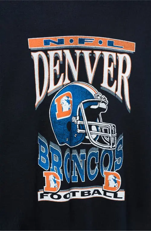 Junk Food Denver Broncos Nfl Helmet Crewneck Sweatshirt