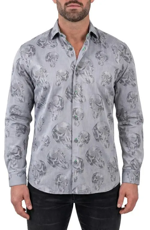 MACEOO Fibonacci Contemporary Fit Button-up Shirt