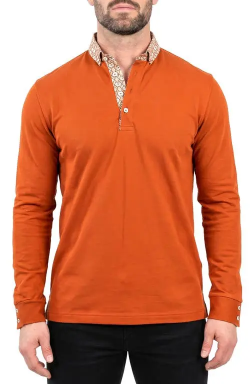 MACEOO Newton Ooohcotton Long Sleeve Polo