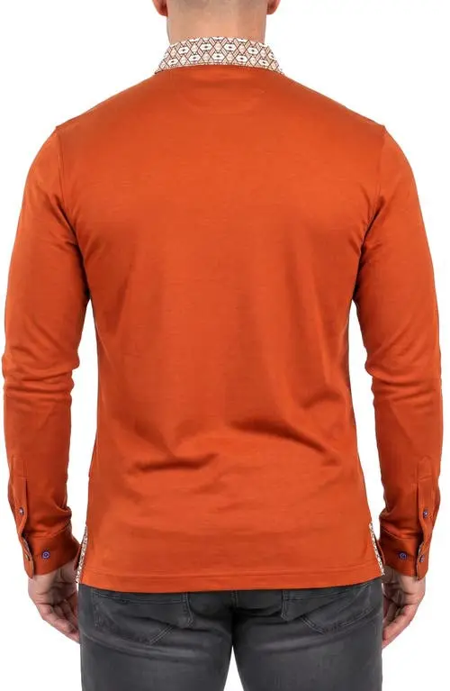 MACEOO Newton Ooohcotton Long Sleeve Polo